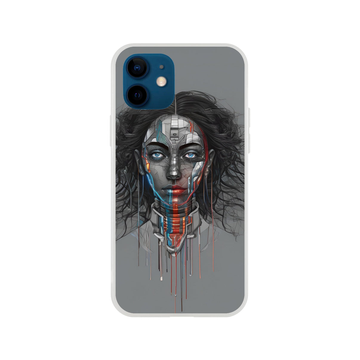 Cyborg Blue Eyes iPhone Case – ArtCursor